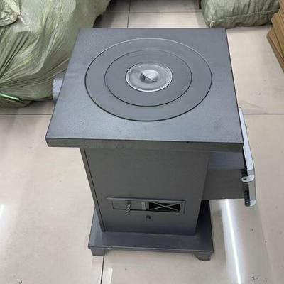 农村HEX家用四次暖烧无烟化燃炉气取炉铸铁柴煤两用无烟木柴火炉