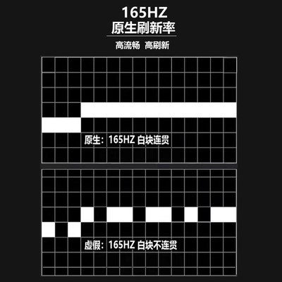 24英寸显示器高刷27寸2K165HZ台式电脑外接32寸240HZ电竞游戏屏幕
