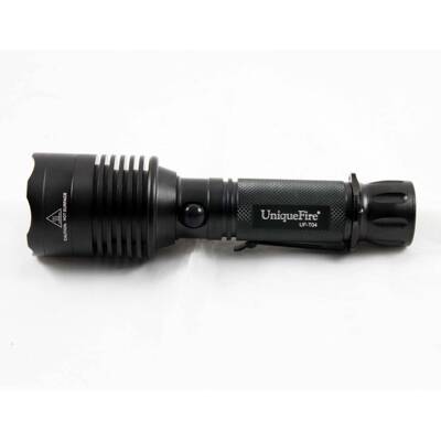 UniqueF射ire强光可充电UF-T04热手电筒1200流明远家用散户外手电