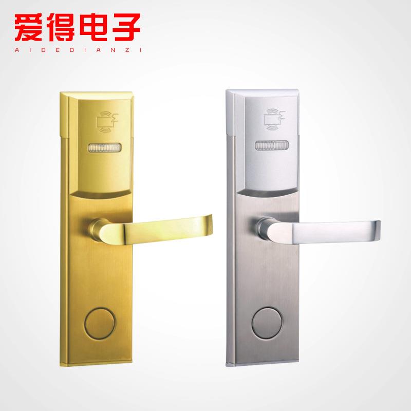 厂家酒店门锁电子IC卡门禁锁智能宾馆ID刷卡感应锁公寓民宿