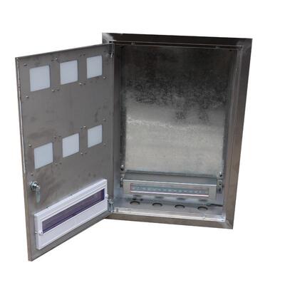 不锈钢六户表箱电单相4201/30配电箱PZ04不201不锈锈钢火表箱6户