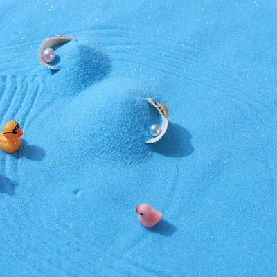 彩沙细沙粗砂景物背景沙装饰沙子产品背景装饰蓝黑粉白紫色