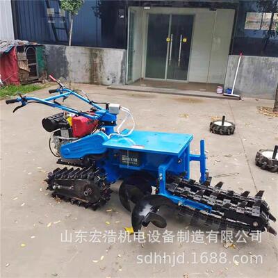 柴RLU沟油微耕机地旋耕机农耕机家用开用沟机小型柴油挖机