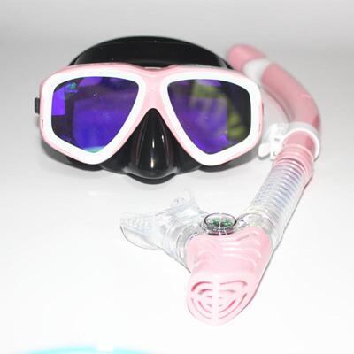 topis 新款全干镀膜加长呼吸管防雾潜水镜浮潜深潜OW考证潜水装备