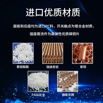 ER 公元开关插座面板 USB 快充 C 口白色五孔带 USB 接口灰家用