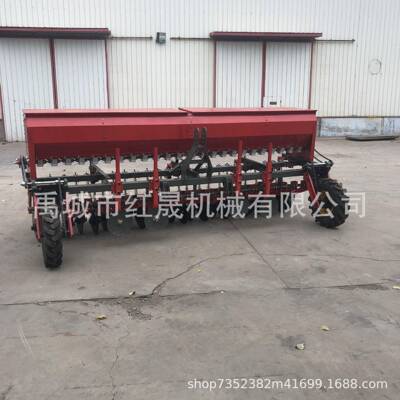 9小麦播撒种施肥一体机力小马拖拉机带行2BFX-9小麦播种机播机