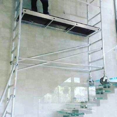 cust家o款scaffolding铝合金脚架设备MAI厂直销亚马逊手速卖通emB