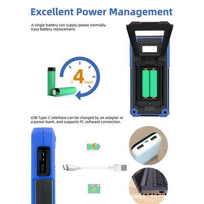 利利普owon手持小型示波器HDS242S便捷迷你示波表汽修HDS242S