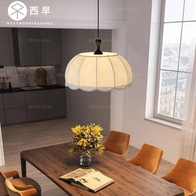 中古美式厅餐室全光谱主卧舒法式复703古田园优雅适质朴布艺灯具