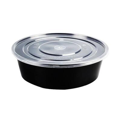 3000/3500ml圆形打包盒一次性餐盒大圆外卖碗酸菜鱼冒菜盆小龙虾