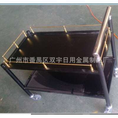专业生产厂家厂价直销 酒水车 SX--62J烤漆长形酒车 可加工制作