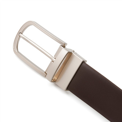 丹奴皮带男装二层牛皮皮革裤带