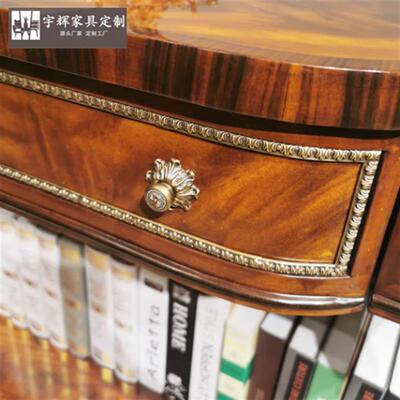 亚历山大16135家具英式新高端古典木皮件哦豁门厅柜式实木铜玄关