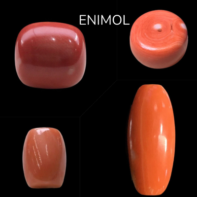 ENIMOL台湾MOMO珊瑚散珠DIY多宝