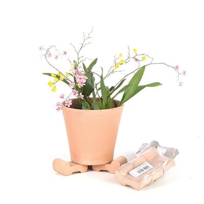 虹越帝罗马陶土花盆加厚托盘拖花盘接盘底托盆底座垫底水圆形室内