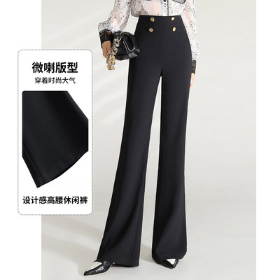 【专柜大上新】&白鹿语气质通勤优雅显瘦休闲裤HU10255