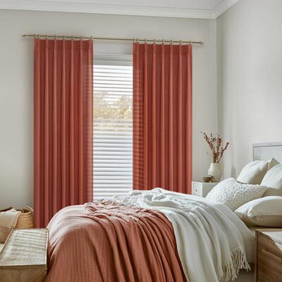 2609褶裥亚麻窗帘门客厅卧室玻璃透明窗装饰滤帘光波亚西米窗帘