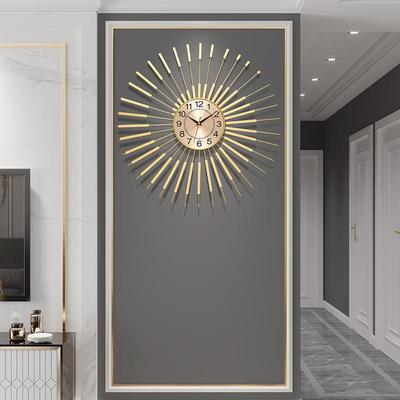 静音石英钟表简约挂钟客厅个性TM-61668意钟轻奢创式时尚时卧欧室