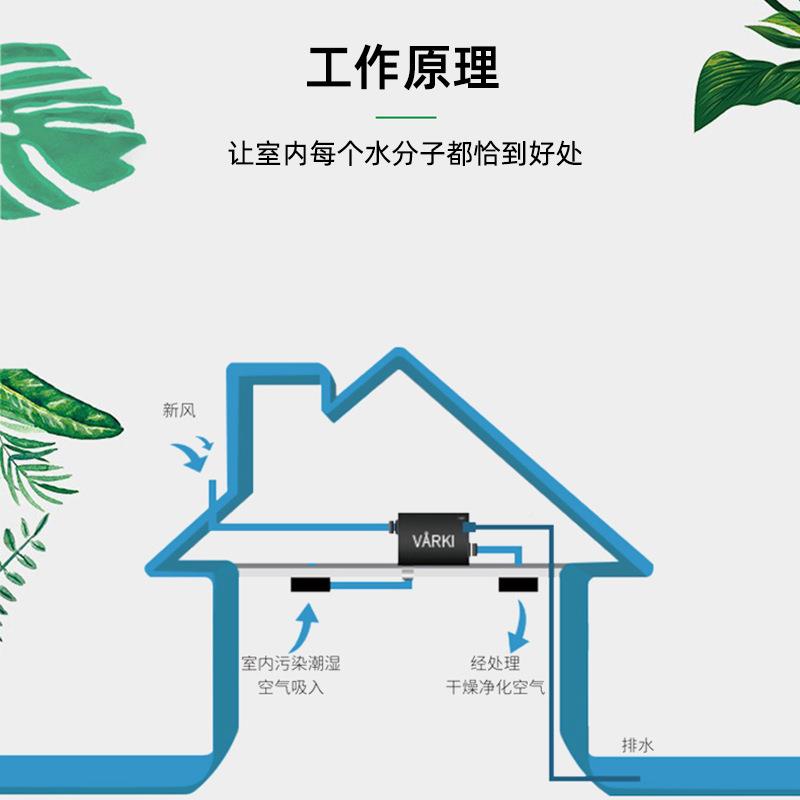 家用91除湿机吊新风一除湿顶体机除湿化别墅地下室厂净家直销