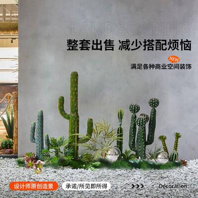 仿户真仙人掌造景球形BeL7wDDv热带植物盆栽窗橱景室内大型观外绿