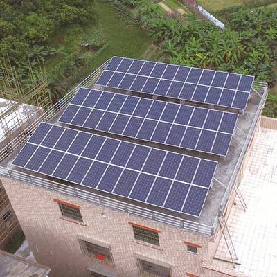 东电站68160°用家商业太阳工能板光伏板并莞网光伏发电系统220V380V