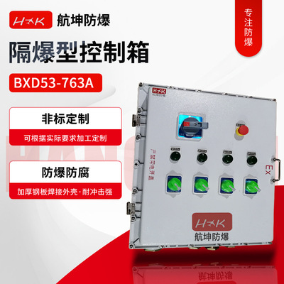 隔爆型配电箱壁挂式防爆电伴热控制箱BXD53-763A增安型防爆控制箱