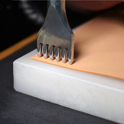 橄榄斩 精磨改款斩 齿间精细抛光锋利 手工DIY皮革打孔10061