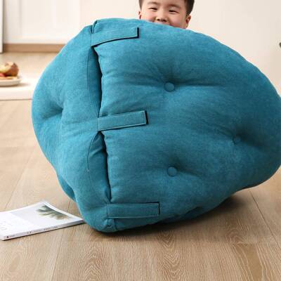 宵月懒人沙发儿童帛诗折叠布艺榻榻米60592多功能床头靠小户背型