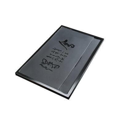 然乌金石茶台盘漏茶茶桌配件内嵌入式家用整天块石XEN材盖板茶台