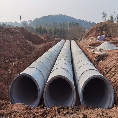 广东水泥排水管厂家直发大口径平口承插口钢筋混凝土涵管水泥管