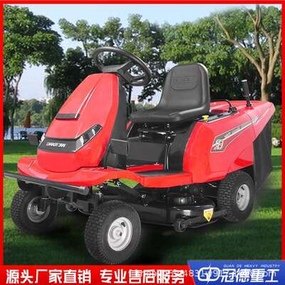 坐乘式草坪碎草机 汽油农业荒草除草机 快速修草剪草座驾式割草机