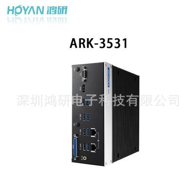 嵌-式工XWT控机RK-35A31/i入59500双显无风扇低功耗电脑主机