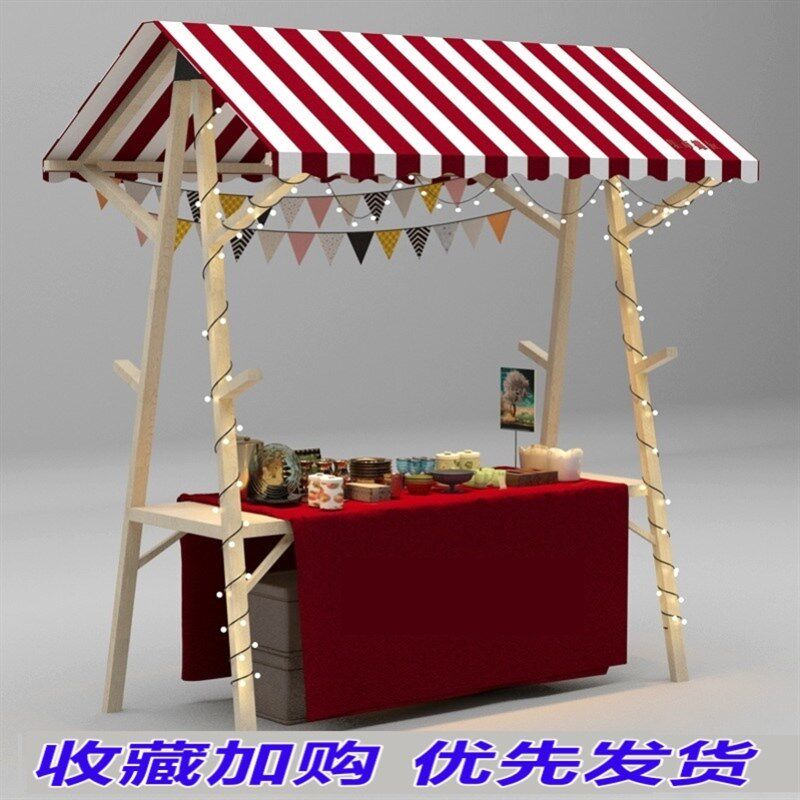 摆摊桌地摊车市集夜市展示架促销展示台花车移动可折叠集市摊位架