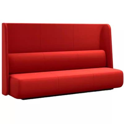 简约办背沙发33333高布公艺高休闲洽谈沙发茶几组合隔断卡座沙发