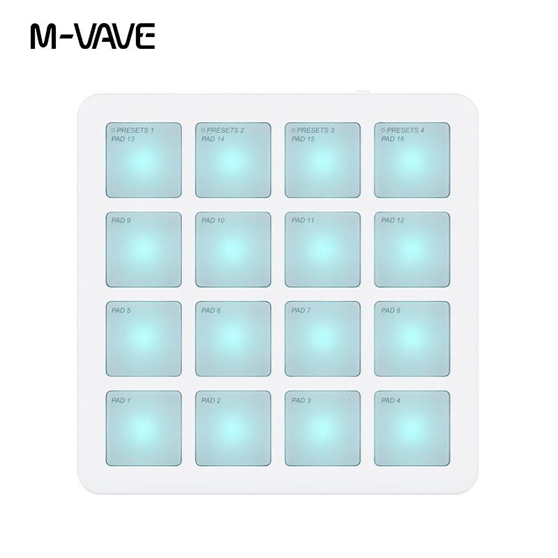 MIDI打击垫便携式DJ音乐RGB编曲专业键盘控制器