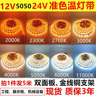 12V24V高亮度LED灯条 6000K准色温 IP67防水 智能控制灯带