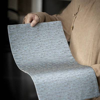 宜水室茶话双面织式锦松针茶席新中意禅干泡防复古茶席茶96124道