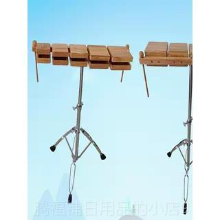 正品架5音方五音木鱼奥尔夫音梆乐邦子打击乐子器乐带队伴奏5音梆