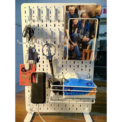 洞洞板收纳蓝文具收纳蓝1ELR多2x013060mm壁x挂式功能储物简约置