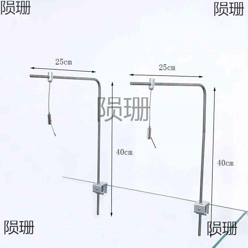 鱼鱼缸灯架水族草灯具吊架支架铝54510079合金可低度水金水淡水调