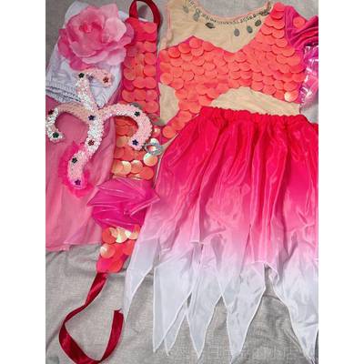 高档小荷风采唧唧鱼儿演舞蹈服儿童傣族鱼跃舞美人表服鱼儿欢歌演