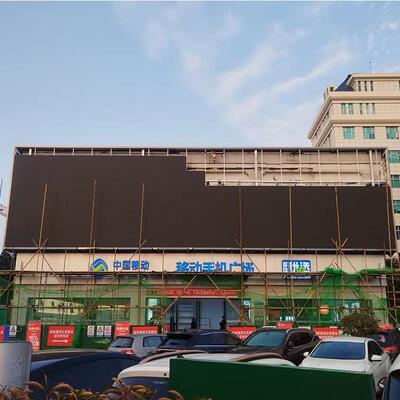 户外全彩le显示屏P高清防P34P1OQY0商场广d告屏室外水全彩led电子