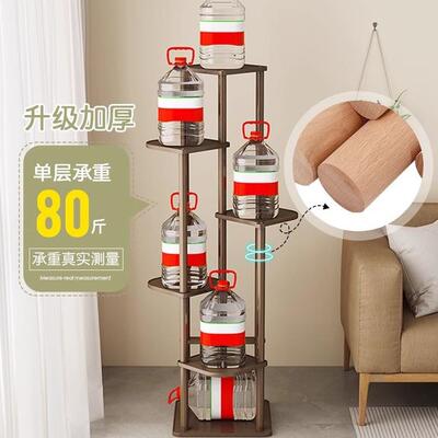 花架客厅落复地式博古架阳台实木中式古小bgj125型置物架绿植子展