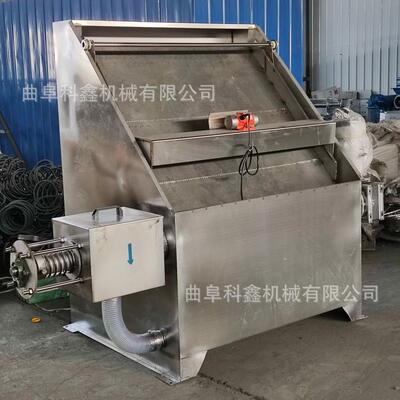 养业粪便斜筛式干湿固殖液分离用机SPO纸浆豆渣不锈钢脱水机牧科