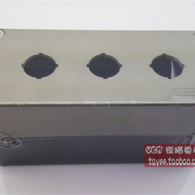 tayee上海天逸D22mm三孔按钮盒tyx3开关盒三位操作盒175*75*85