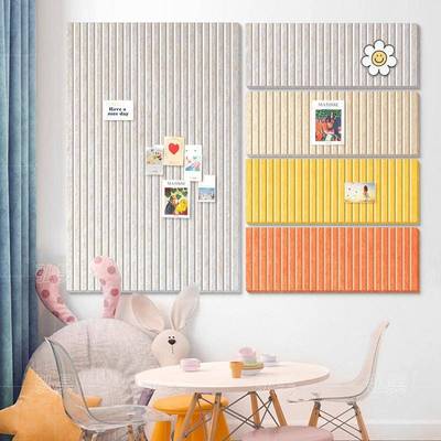 多色接拼细纹毛饰墙贴软木板暖居装收纳毛毡墙贴毡厂FEH家直销毛