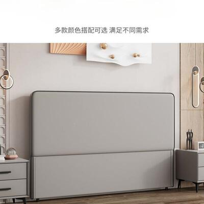 床头单买单落地法落式新地软靠VFA背网红款实木单双人个床头家用