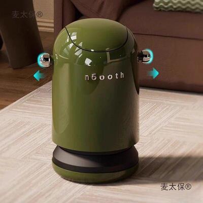 EBN办摇盖客厅垃圾用桶卧室家厨房厕所值卫生间翻盖公室高颜麦太