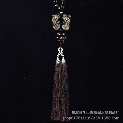 166件天然金曜石貔貅汽车挂高档车挂饰品内直销