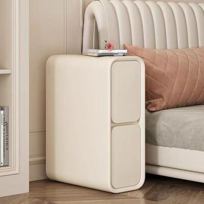 油迷床头柜OTZ轻奢法式实木小型超奶简窄夹缝20cm你现代约床边厂